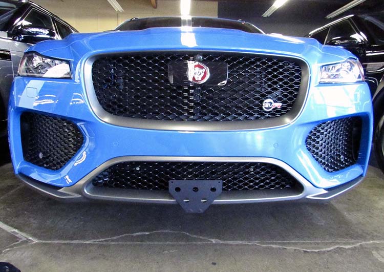 Jaguar f pace license plate frame store