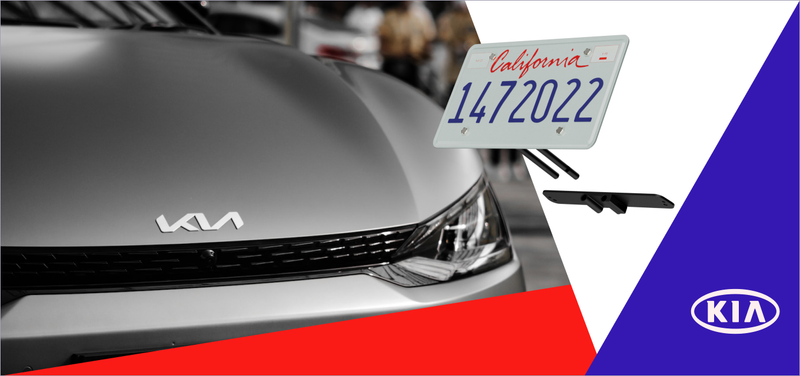 STO N SHO Quick Release Front License Plate For Kia – stonsho
