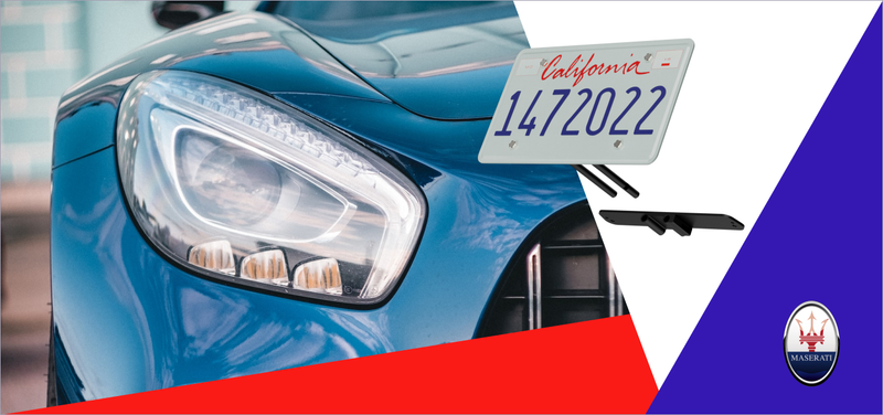 STO N SHO Quick Release Front License Plate for Maserati – stonsho