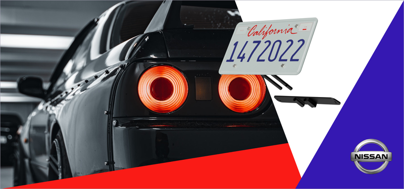 STO N SHO Quick Release Front License Plate for Nissan – stonsho